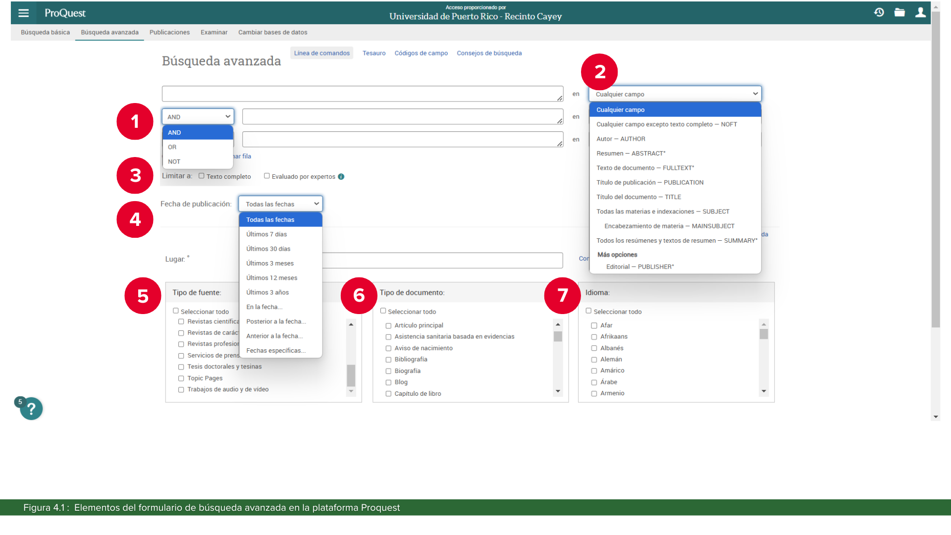 Bases de datos: Estrategias de búsqueda – Biblioteca Víctor M. Pons Gil